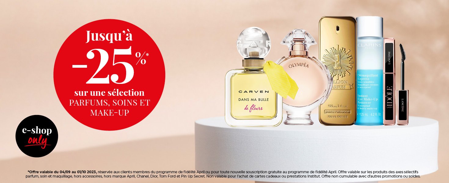 APRIL BEAUTY – Parfum – Soin – Make-up